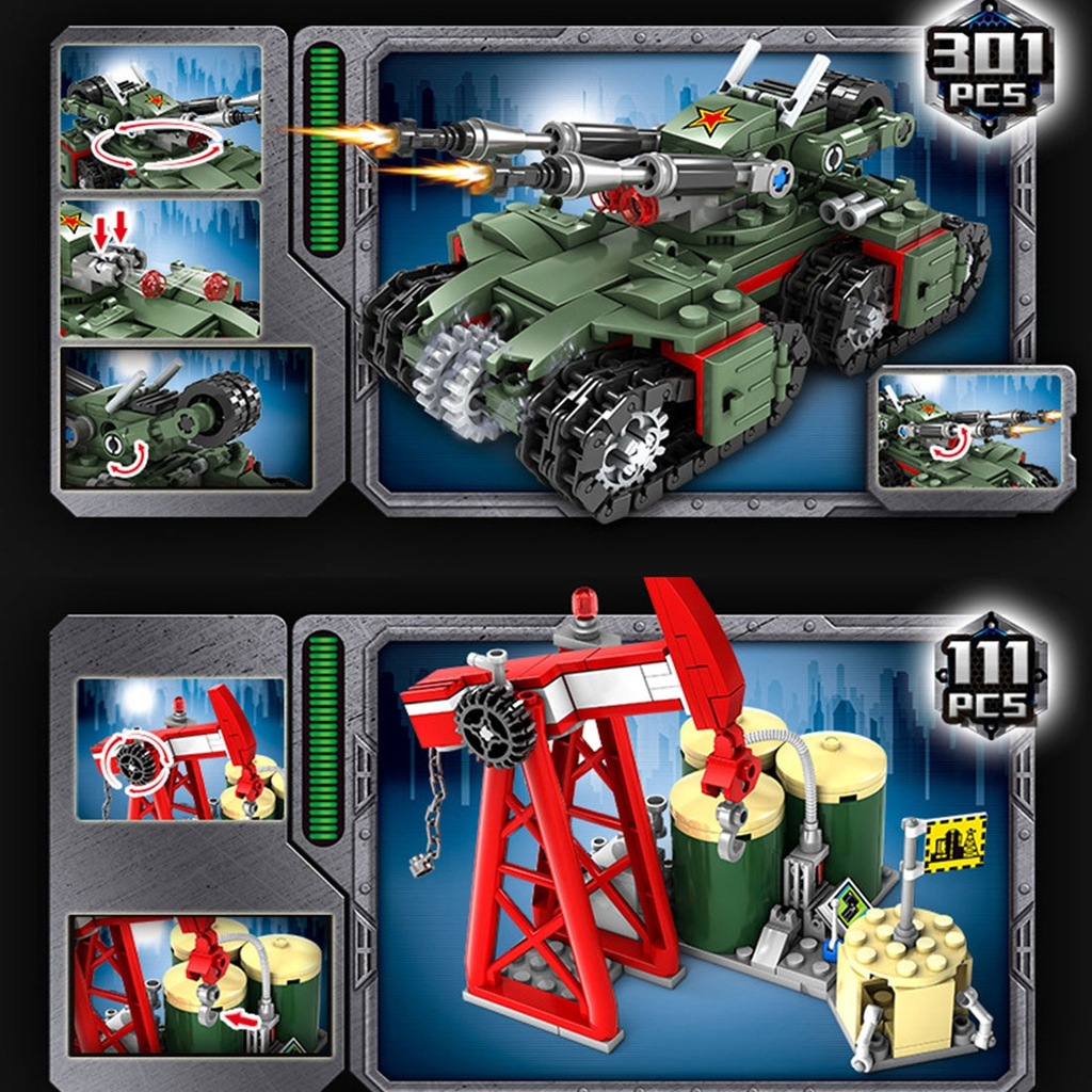5W1 KLOCKI KAZI ARMIA RED ALERT pasują do LEGO - 7363135660 - oficjalne ...