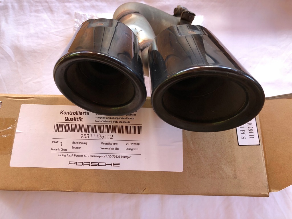KONCOWKA WYDECHU PORSCHE CAYENNE 95811125112 - 7494039178 - oficjalne ...