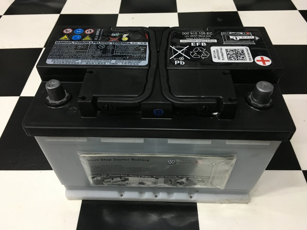 *AKUMULATOR AUDI MOLL 12V 69Ah 360A DIN 680A - 7069355454 - oficjalne ...