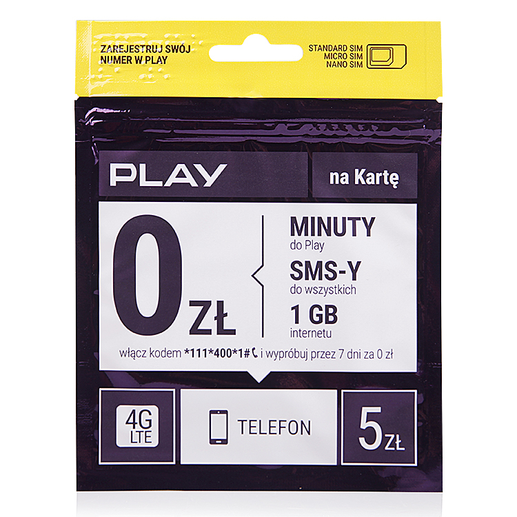 Aktywna Karta Sim Play ZAREJESTROWANA- 15 szt - 7244611474 - oficjalne ...