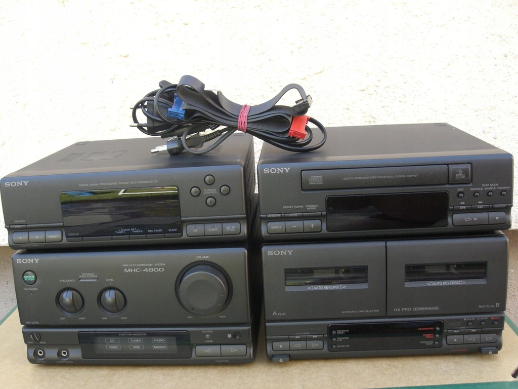 Wieża SONY MHC-4800 4 segmenty - 7432628778 - oficjalne archiwum Allegro