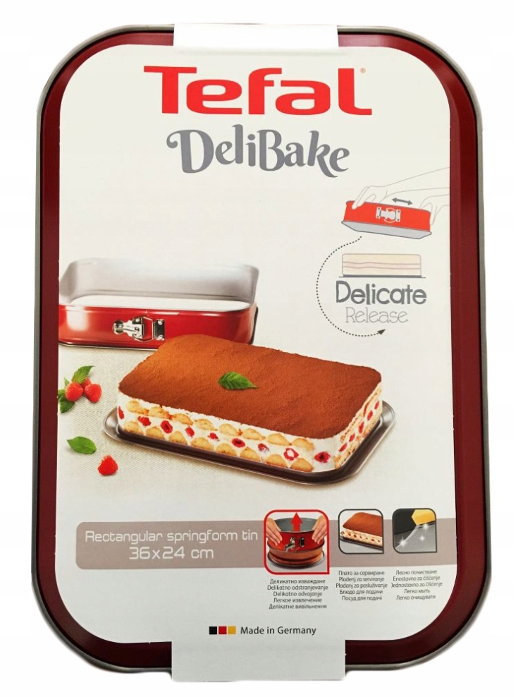 TEFAL FORMA DO PIECZENIA 36x24 cm DeliBake - 7740164021 - oficjalne ...