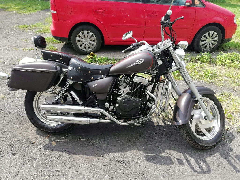 Motocykl FOSTI ZN125-6 - 7421226677 - oficjalne archiwum Allegro