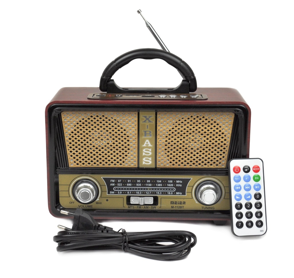 RADIO RETRO MP3 USB TF AUX AKUMULATOR GŁOŚNIK - 7301180600 - oficjalne ...