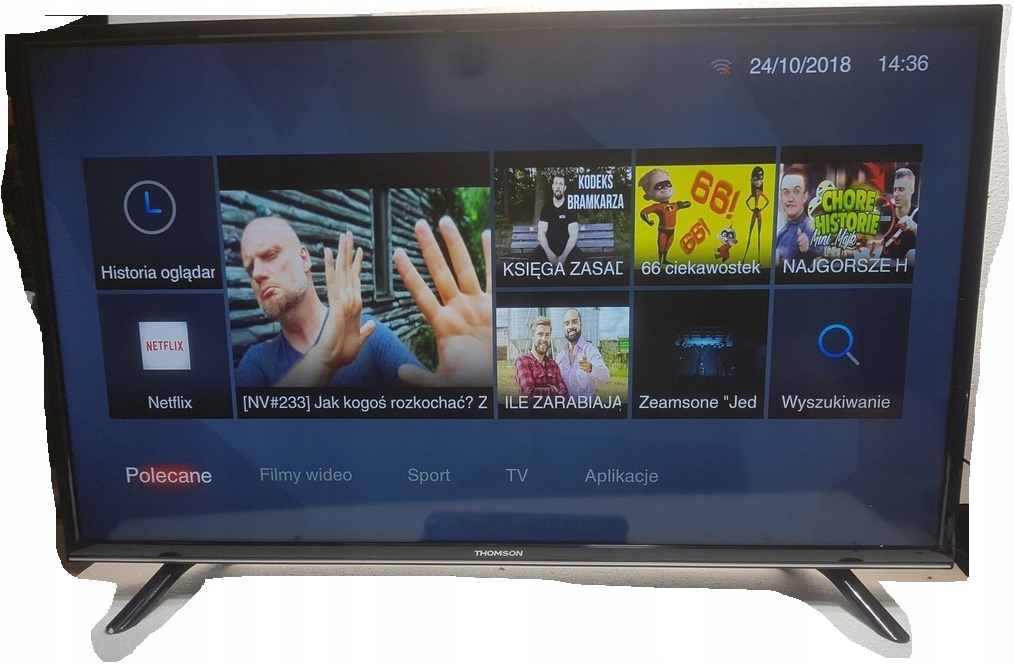 TV LED THOMSON 40 " SMART - WI-FI - OKAZJA !! - 7635376841 - oficjalne ...