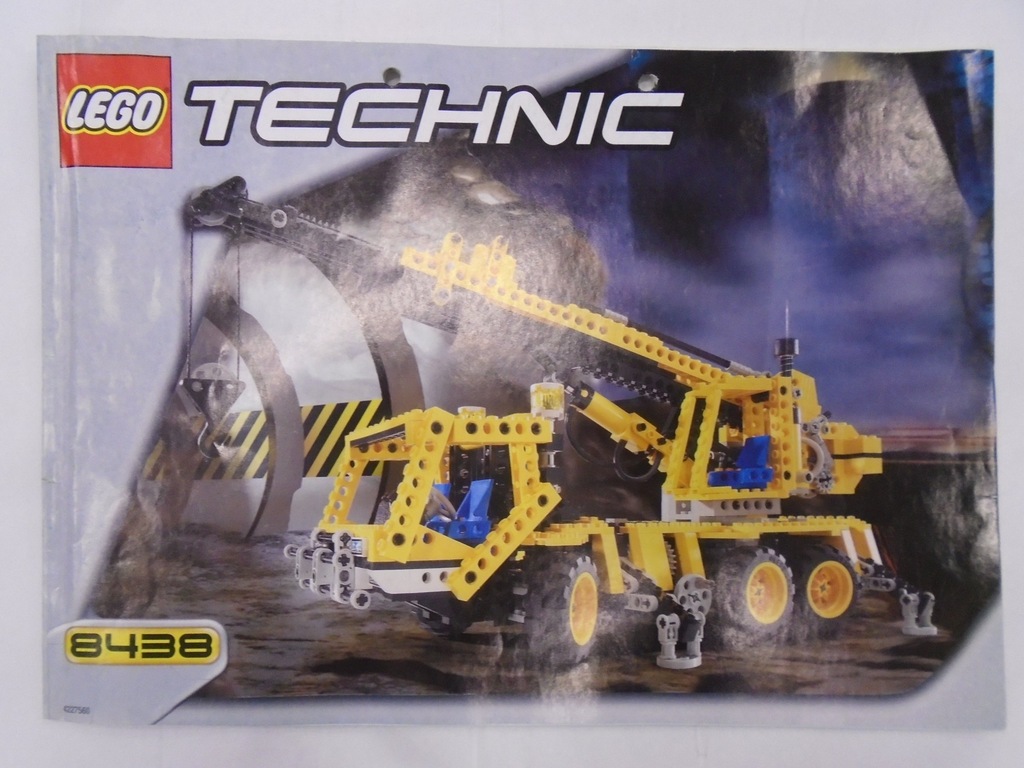 LEGO INSTRUKCJA Technic Pneumatic Crane Truck 8438 - 7095334612 ...