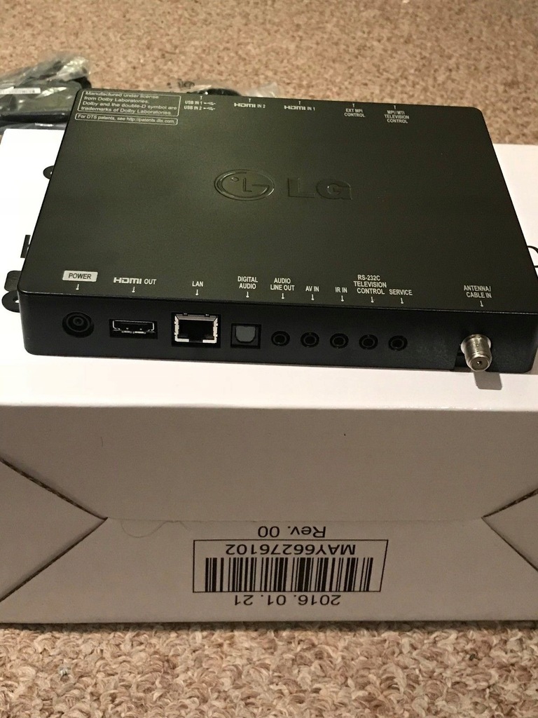 LG STB-3000 IPTV Hotel Set Top Box - 7439168200 - oficjalne archiwum ...