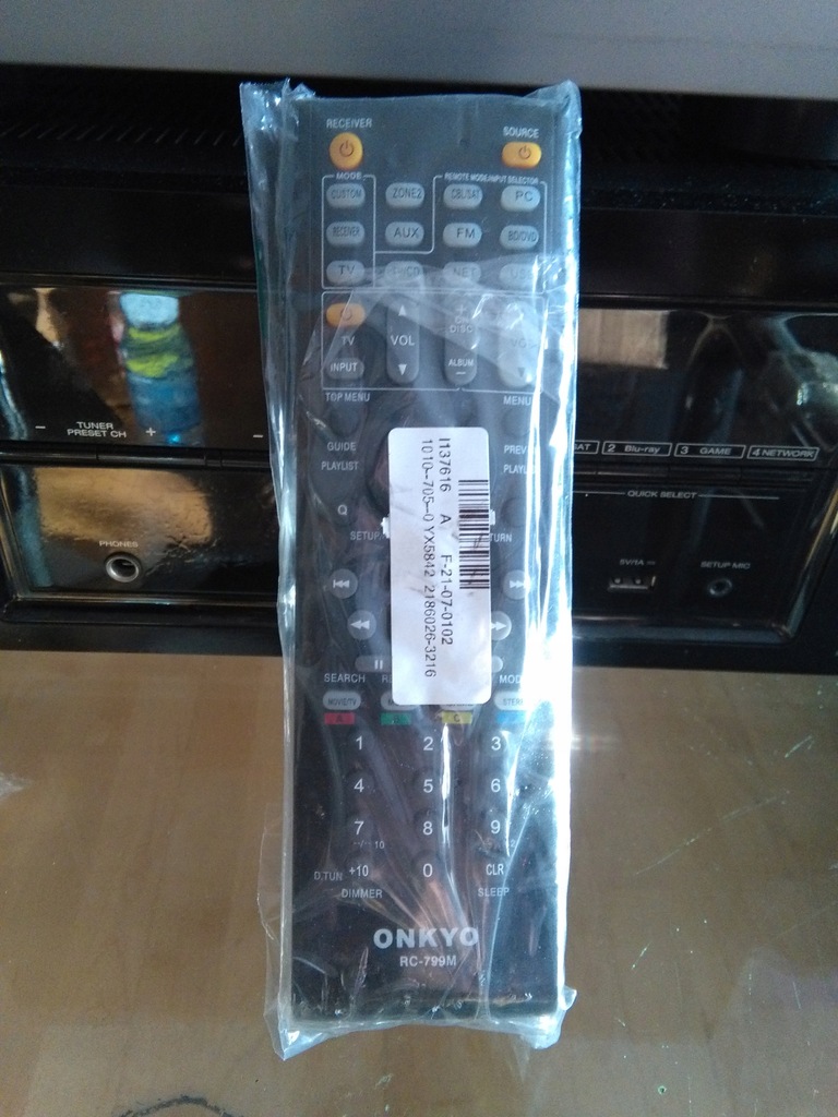 Pilot RC-799M do amplitunera ONKYO - 7682607989 - oficjalne archiwum Allegro