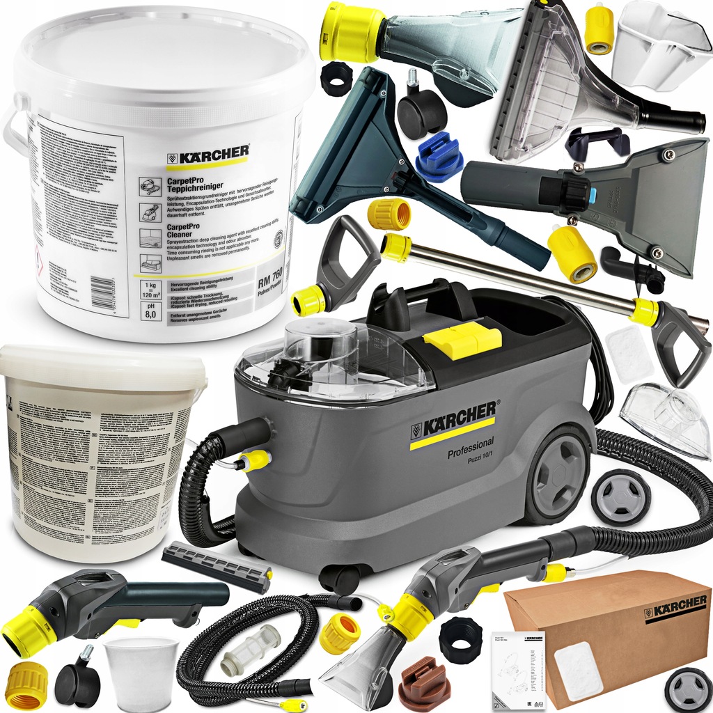 KARCHER PUZZI 10/1 ODKURZACZ PIORĄCY WASHING FULL - 7606283643 ...