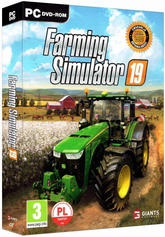 Farming Simulator 19 PL PC + DLC NOWA w FOLII - 7453840669 - oficjalne ...