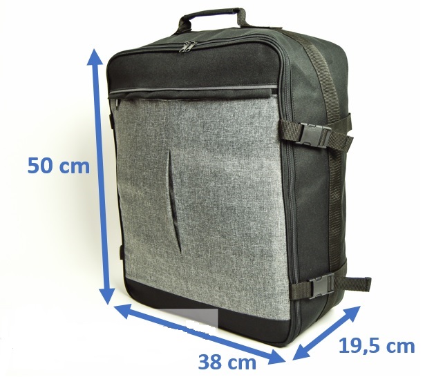 TORBA PLECAK 55x40x20 BAGAŻ SAMOLOT RYANAIR LOT PL - 6848332130 ...