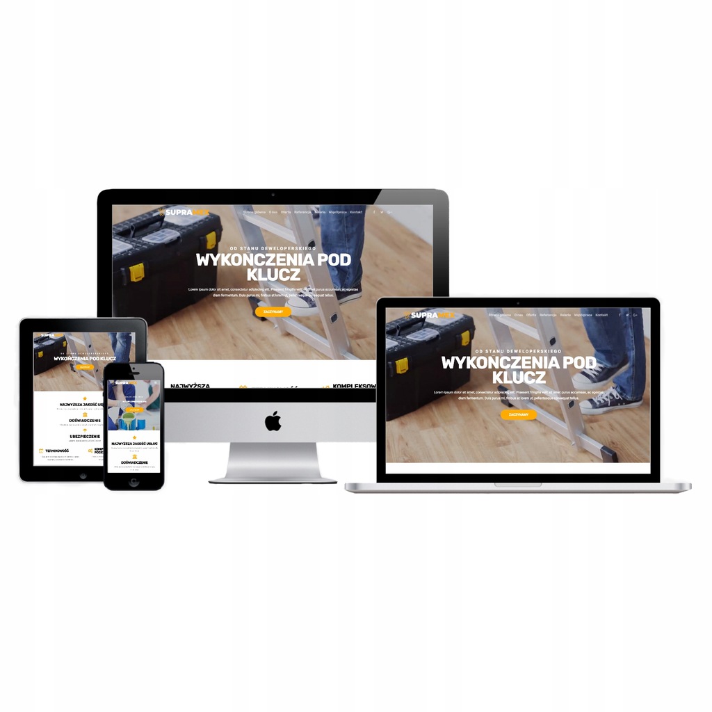 100% GOTOWA STRONA WWW DLA FIRMY BUDOWLANEJ CMS - 7483268042 ...