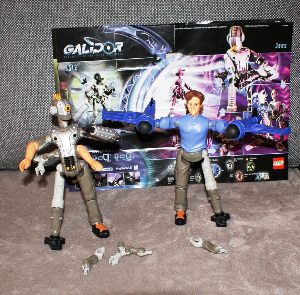 ZESTAW* LEGO ROBOTY GALIDOR NICK 8313 JENS 8312 - 7176699378 ...