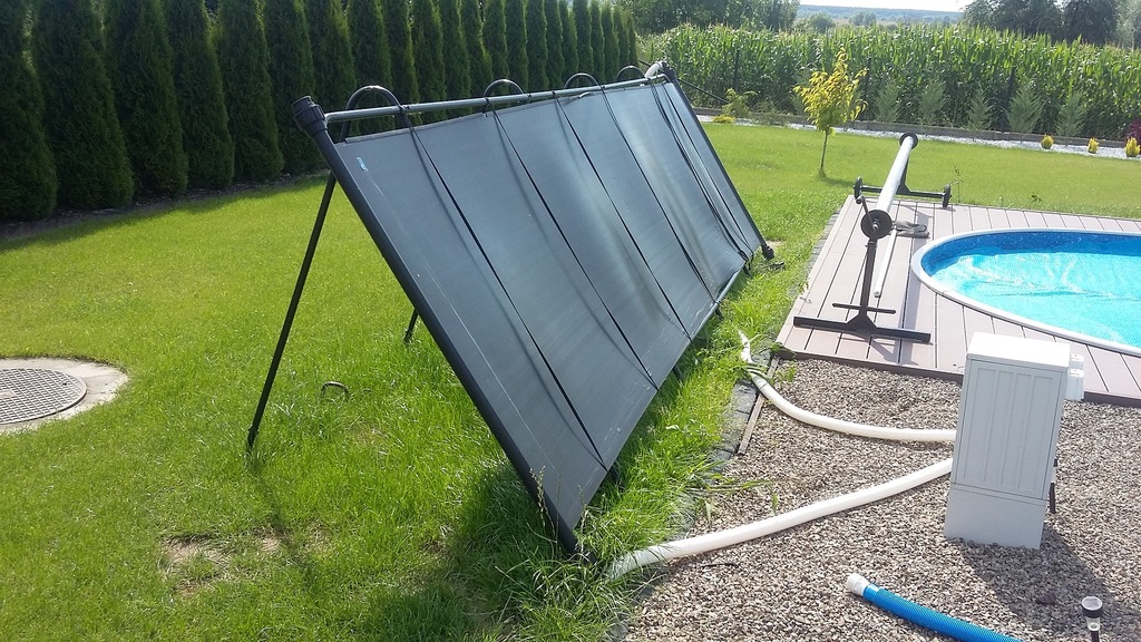 BASENOWY PANEL SOLARNY KOLEKTOR 5,4 M2 STOJAK - 7364622469 - oficjalne ...