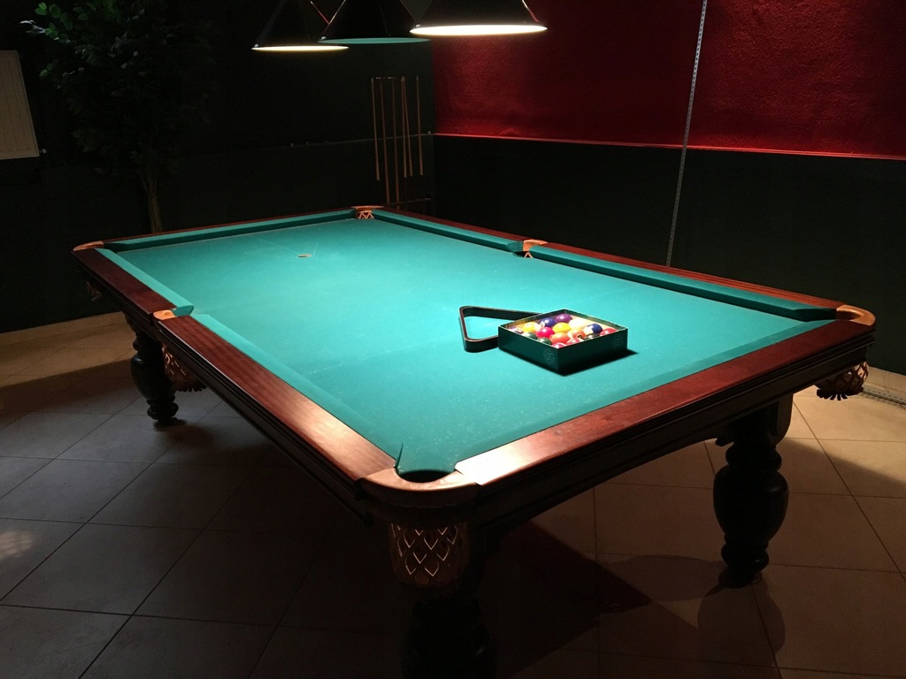 STÓŁ BILARDOWY = BILARD = POOL = PEŁEN WYMIAR - 7446087576 - oficjalne ...