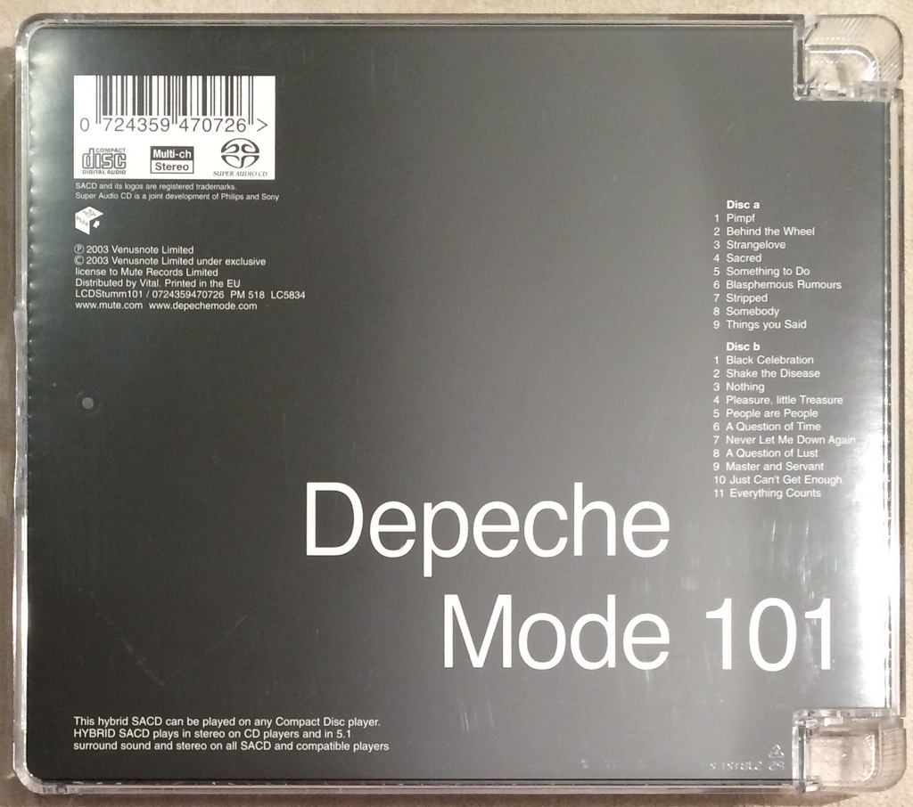 Depeche Mode - 101 - SACD - 7186176194 - oficjalne archiwum Allegro
