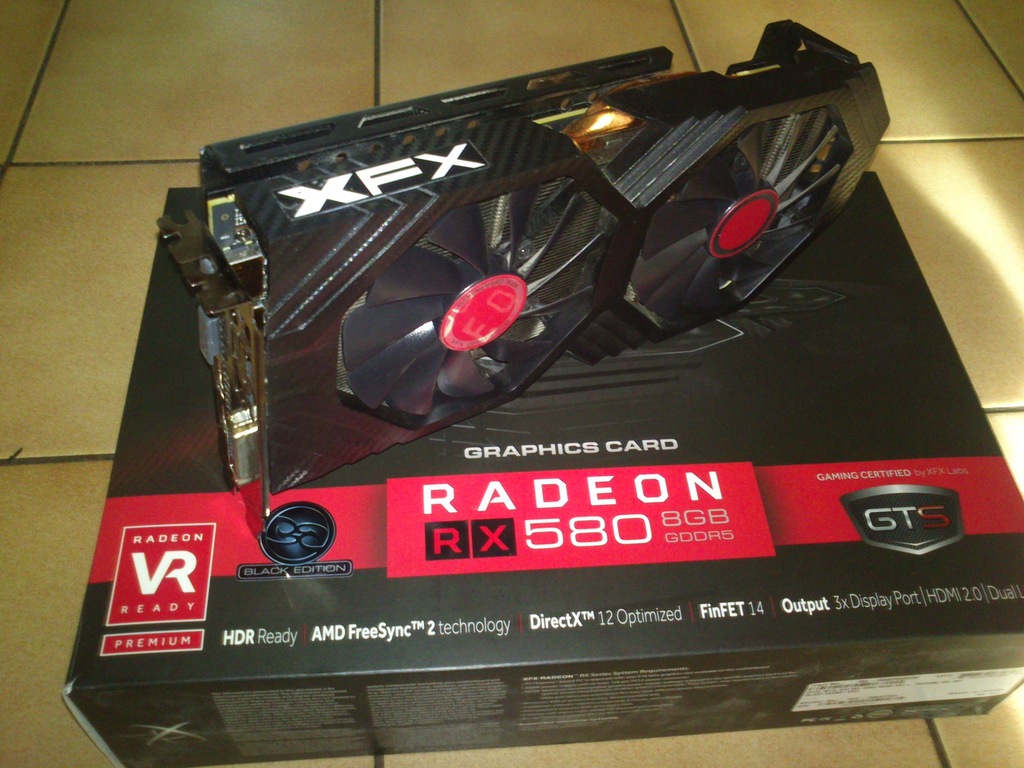 XFX RADEON RX 580 8GB GTS BLACK EDITION GW do 2020 - 7326368558 ...