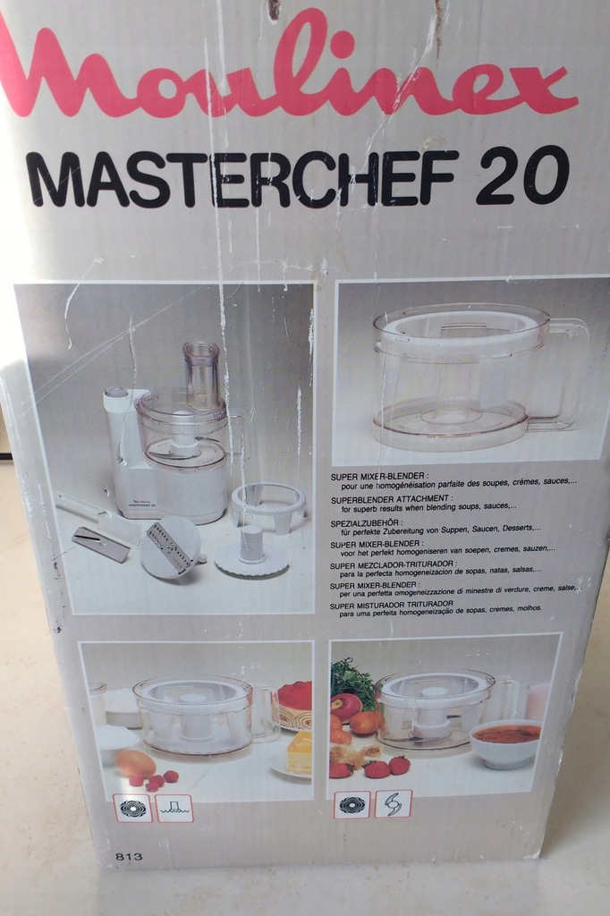 Robot kuchenny MOULINEX Masterchef 20 - 7598287358 - oficjalne archiwum ...