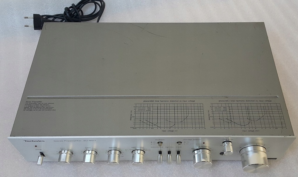 PRZEDWZMACNIACZ TECHNICS SU-9011 MADE IN JAPAN - 7724852494 - oficjalne archiwum Allegro