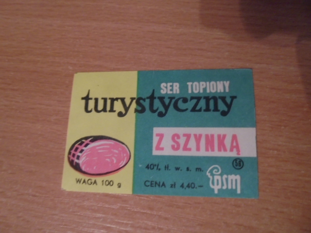 Etykieta ser topiony PRL - 7201109360 - oficjalne archiwum Allegro