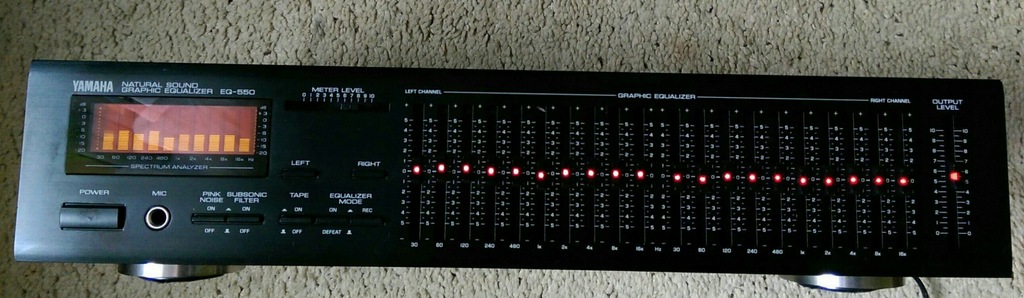 YAMAHA GRAPHIC EQUALIZER EQ-550 NATURAL SOUD - 7713777864 - oficjalne ...