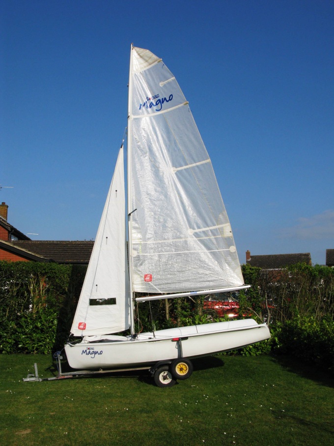 Łódź żaglowa żaglówka Topper Magno 3,94m + slipowy - 6808643773 ...