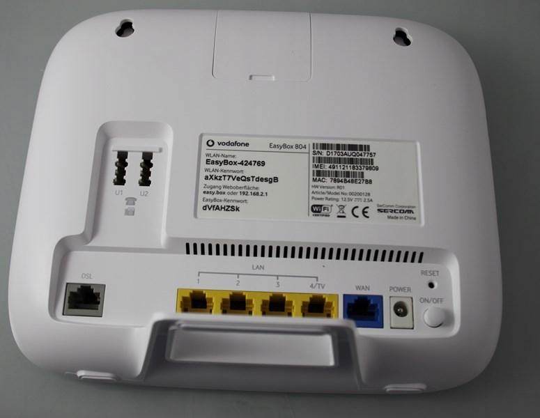 ROUTER VODAFONE EASYBOX 804 - 7610328922 - oficjalne archiwum Allegro