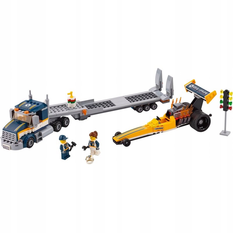 5251. LEGO CITY 60151 TRANSPORTER DRAGSTERÓW - 7660779065 - oficjalne ...