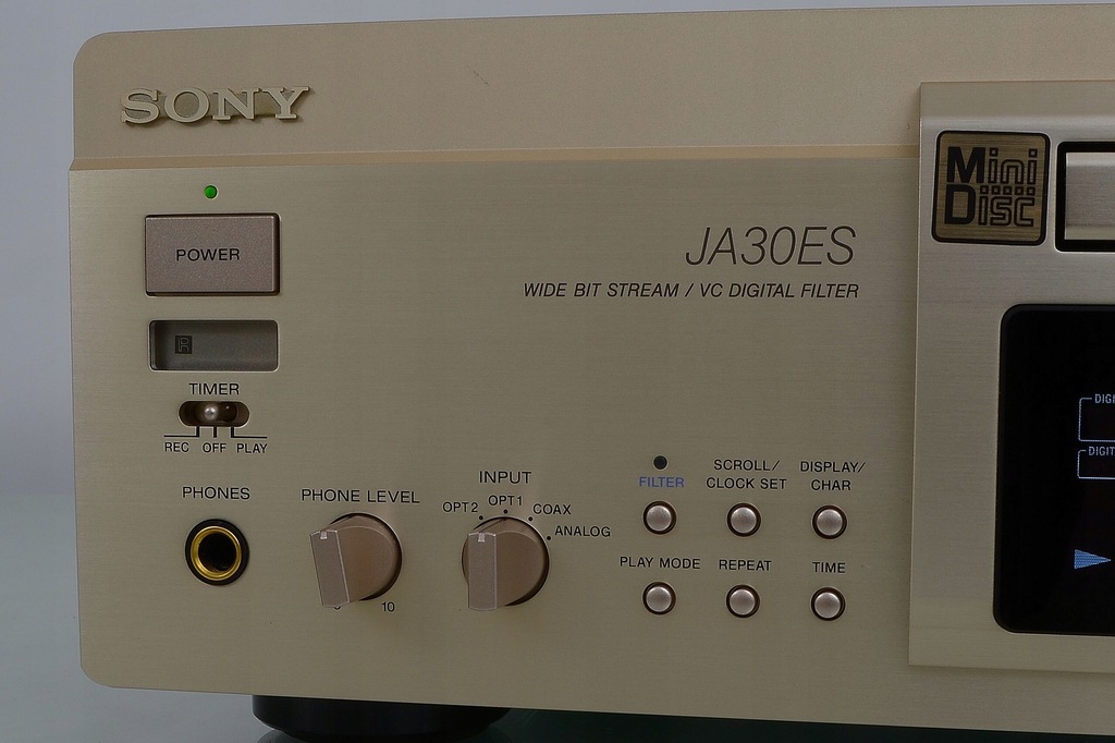 SONY MDS-JA 30ES Wysokiej klasy odtwarzacz MD - 7579463274 - oficjalne ...