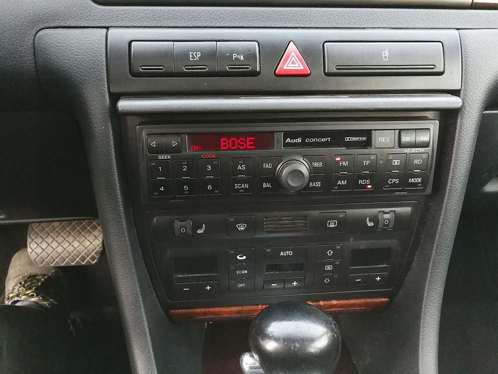 Radio Audi Concert Plus BOSE Audi A6 C5 A4 B5 kod - 7633207014 - oficjalne archiwum Allegro