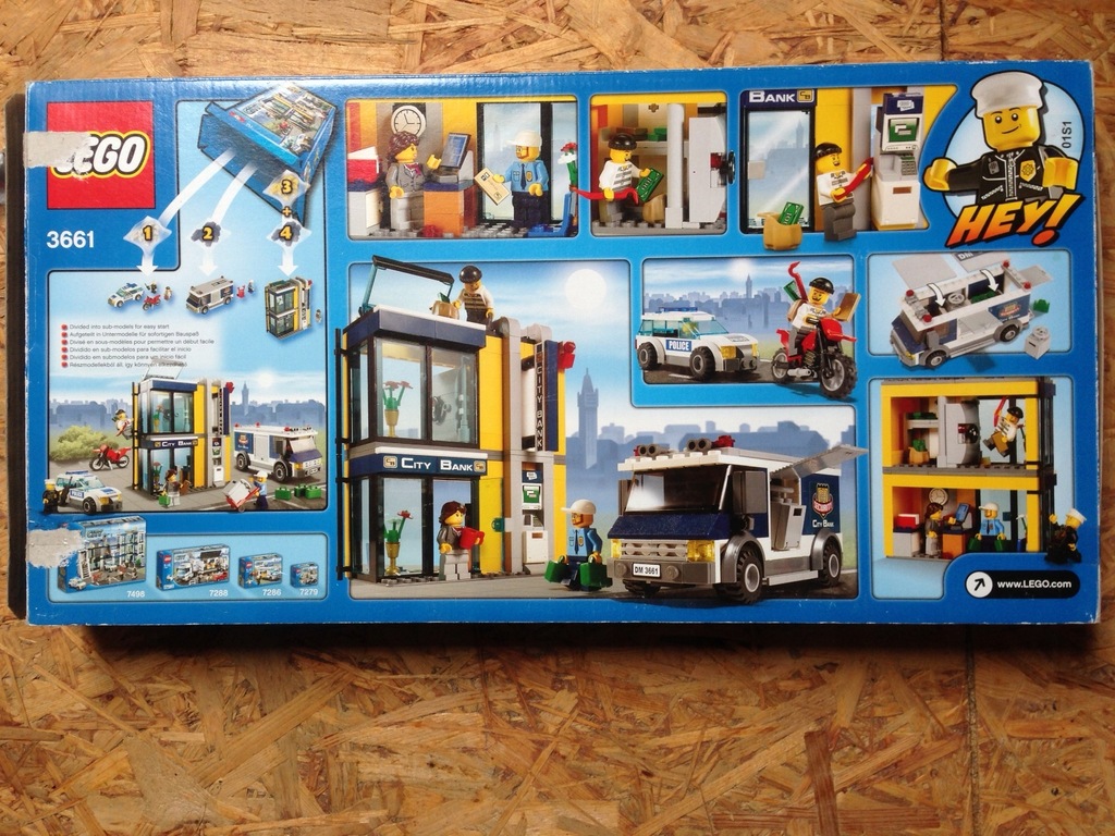 Lego City 3661 Money Transfer bank stan db+ - 7587212159 - oficjalne ...