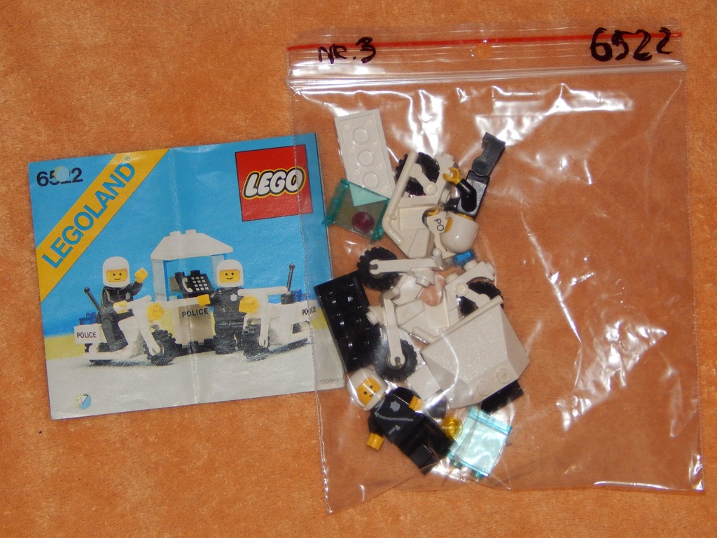 LEGO SET 6522 POLICJA Z INSTRUKCJA LEGOLAND UNIKAT - 7073205272 ...