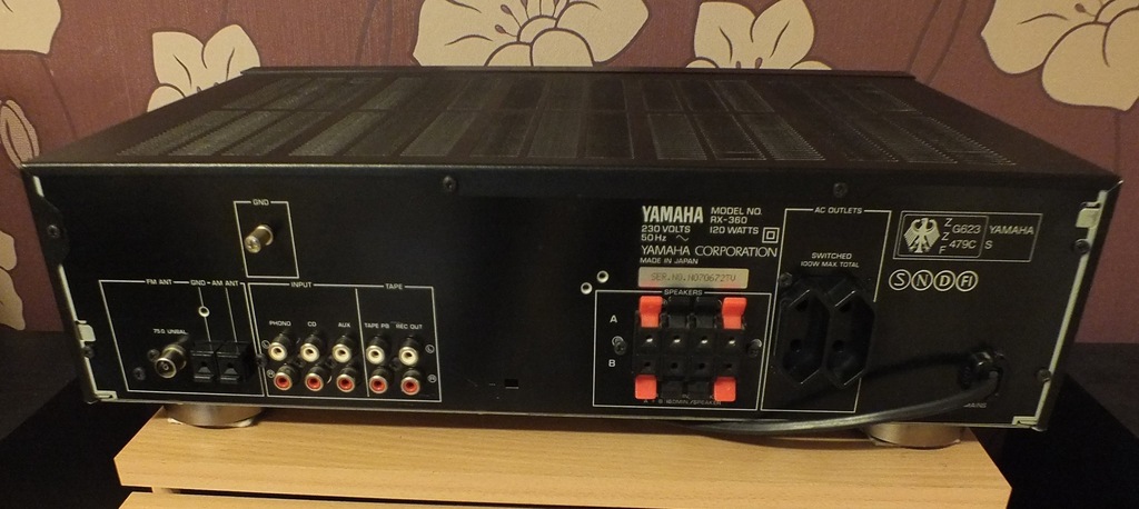 YAMAHA RX -360 RS/Amplituner Stereo - 7237532064 - oficjalne archiwum ...