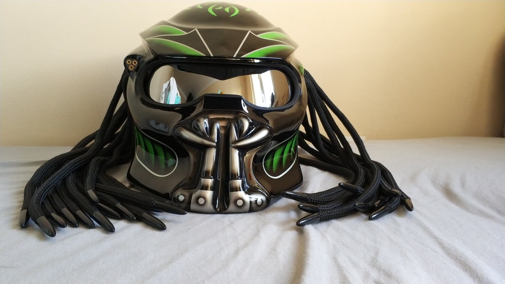 Kask Predator L zielony kawasaki ZOBACZ! OKAZJA! - 7143916834 ...