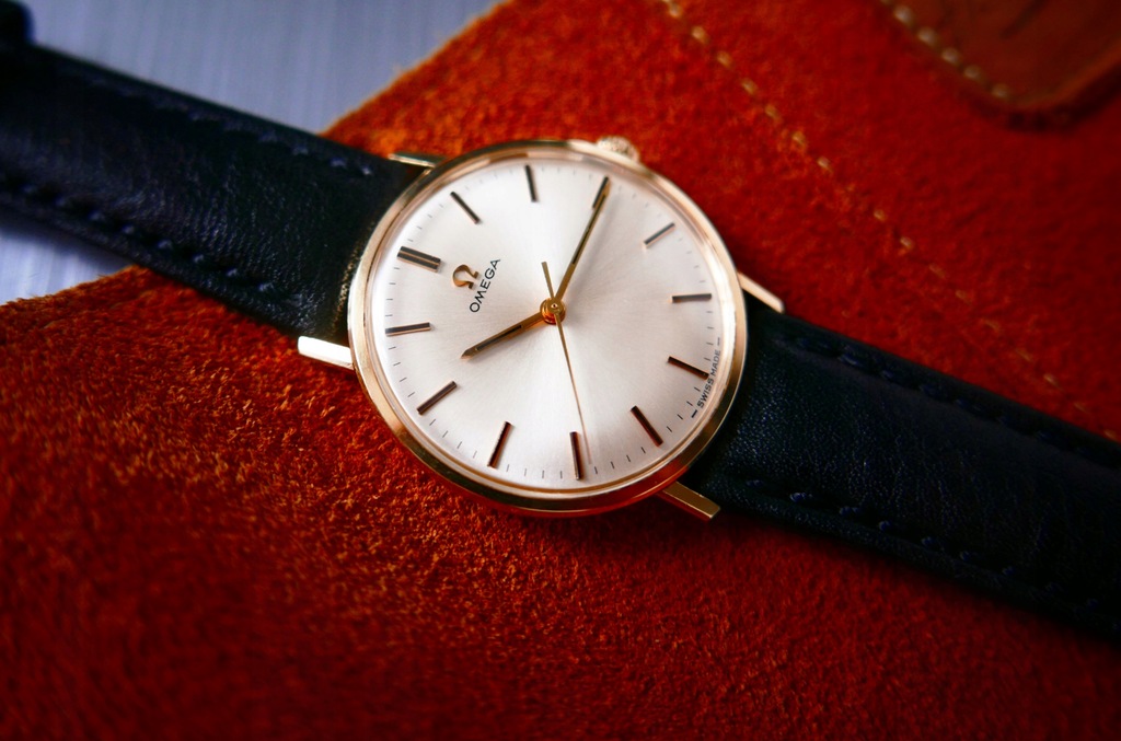 Omega 14k / 585 Złota kaliber 601 - 7506419192 - oficjalne archiwum Allegro