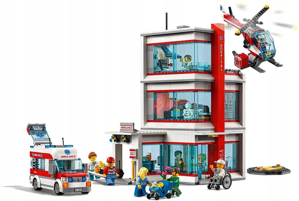 LEGO 60204 City Szpital sklep WARSZAWA - 7440436471 - oficjalne ...