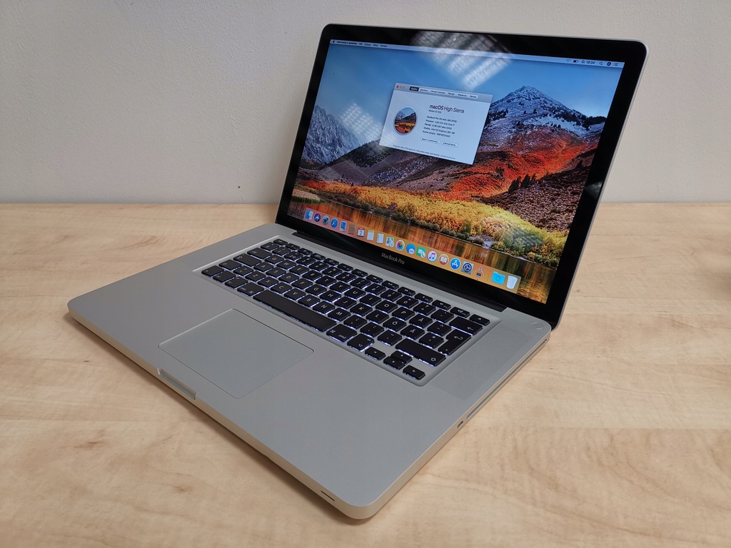 MacBook PRO A1286 15" i7 8GB 512GB SSD - 7757486176 - oficjalne ...
