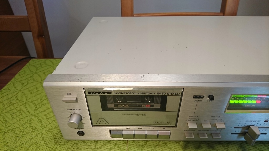 PIĘKNY UNIKAT! MAGNETOFON RADMOR 5430 DO 5412 - 7738377512 - oficjalne ...