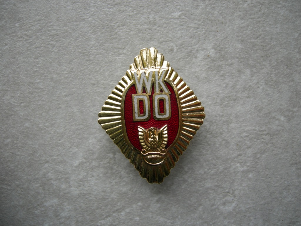 WYŻSZY KURS DOSKONALENIA OFICERÓW WKDO ZŁOTA ORYG. - 7674094992 ...