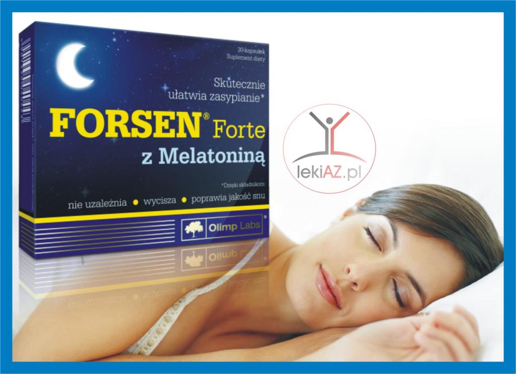 OLIMP FORSEN FORTE 30 kaps SPOKOJNY SEN MELATONINA - 6965741382 - oficjalne archiwum Allegro
