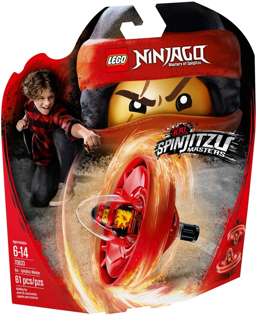 LEGO NINJAGO Kai - mistrz Spinjitzu 70633 - 7242801211 - oficjalne ...