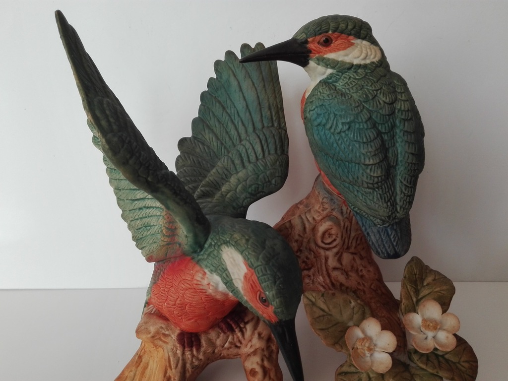 ptaki,duża figurka porcelanowa,biskwit - 7195815854 - oficjalne ...