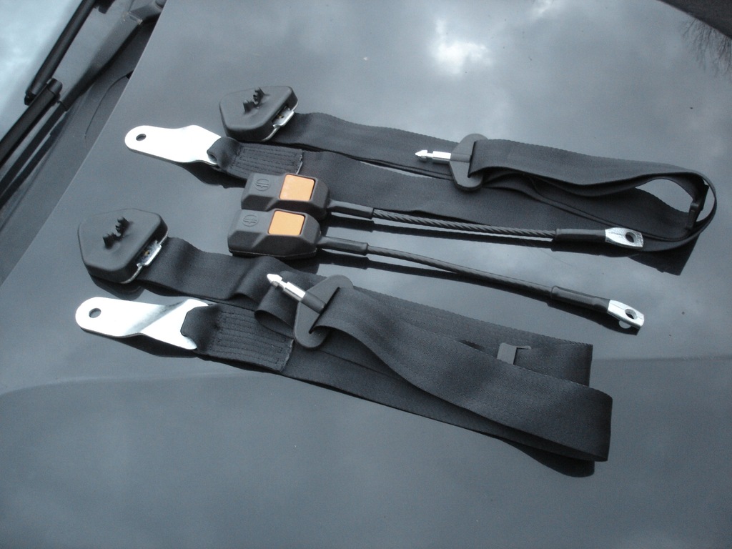 Fiat 125p polonez fso nowe pasy bezpieczenstwa prl - 7084558870 - oficjalne archiwum Allegro