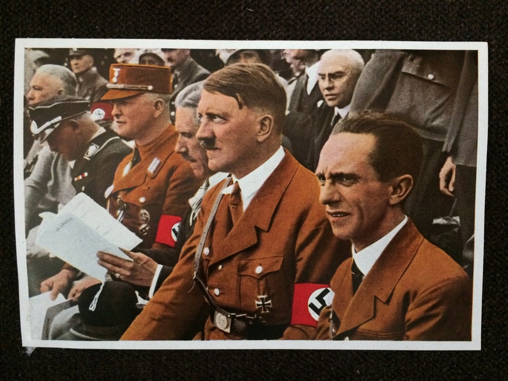 III Rzesza Adolf Hitler i Joseph Goebbels - 7500748144 - oficjalne ...