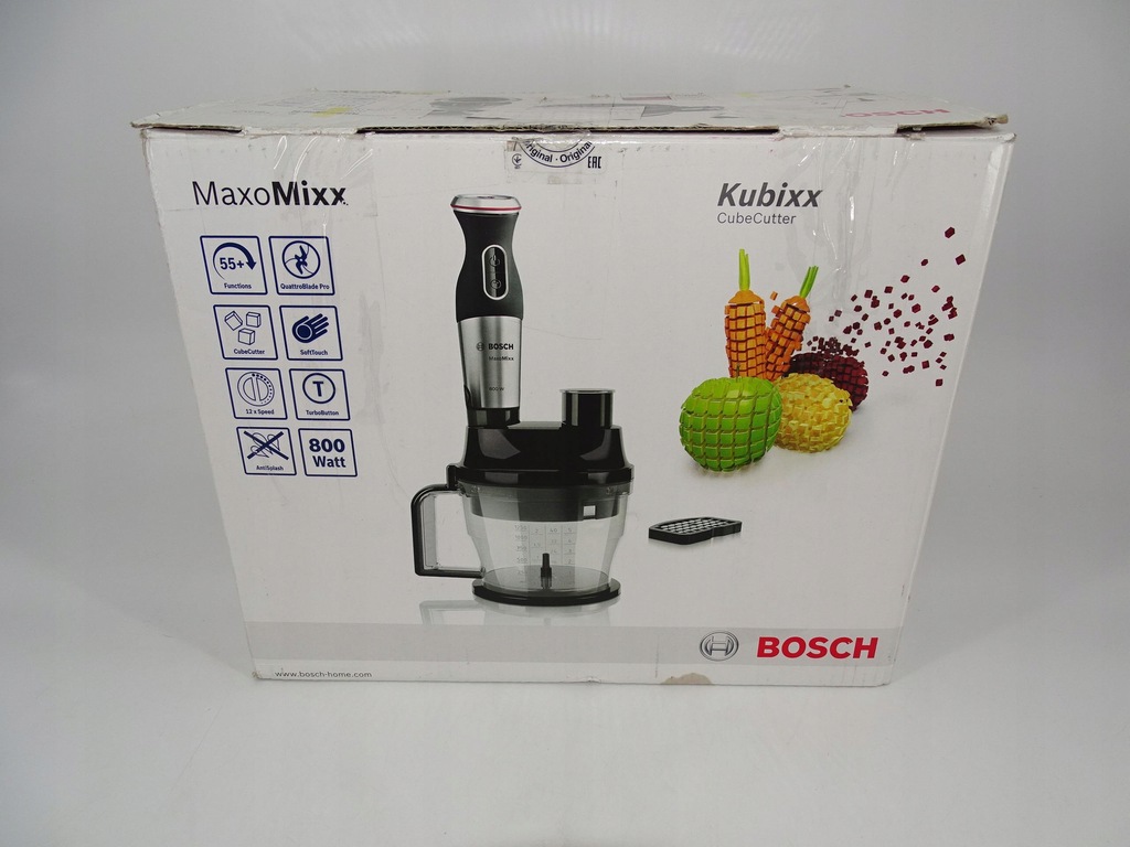 Blender Bosch MaxoMixx MSM881X1 800W kolor czarny - 7732806080 ...
