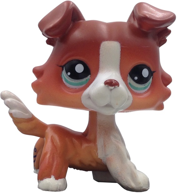 LITTLEST PET SHOP LPS PIES FIGURKA COLLIE PIESEK - 7287869967 ...