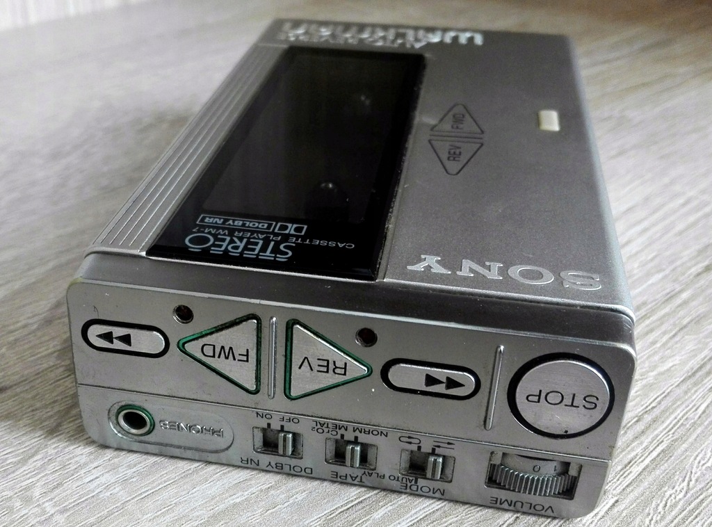 Walkman Sony WM-7 1982 r. - 7574407270 - oficjalne archiwum Allegro