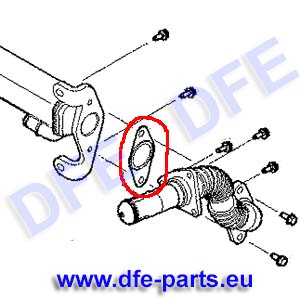 Nowa, oryginalna uszczelka EGR do Iveco Daily - 7173834795 - oficjalne ...
