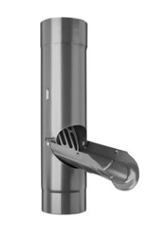 Wyczystka rury z sitkiem, rewizja CZARNA KJG r. 80 - 7646850598 ...