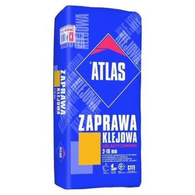 ATLAS ZAPRAWA KLEJOWA UELASTYCZNIONA D PŁYTEK 25KG - 11756296876 ...